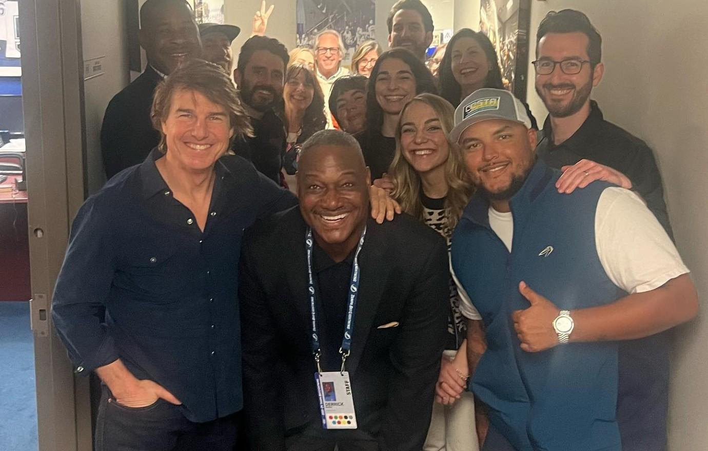 Tom Cruise All Smiles With Adopted Kids In Rare Photo