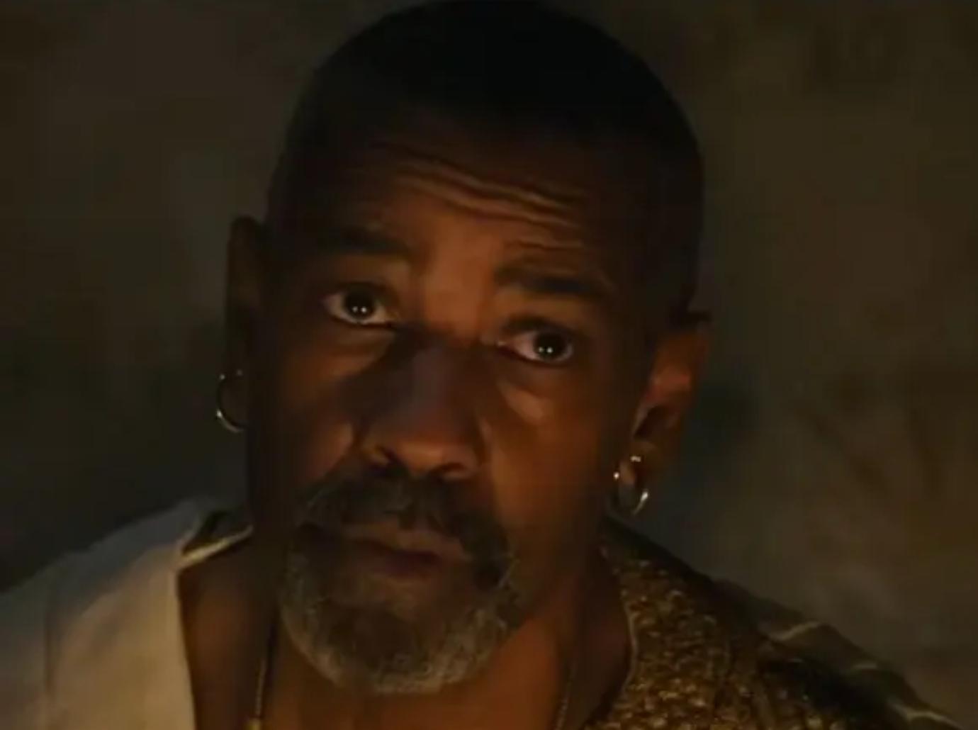 Denzel Washington Says 'Gladiator II' Cut Scene Of Him Kissing A Man
