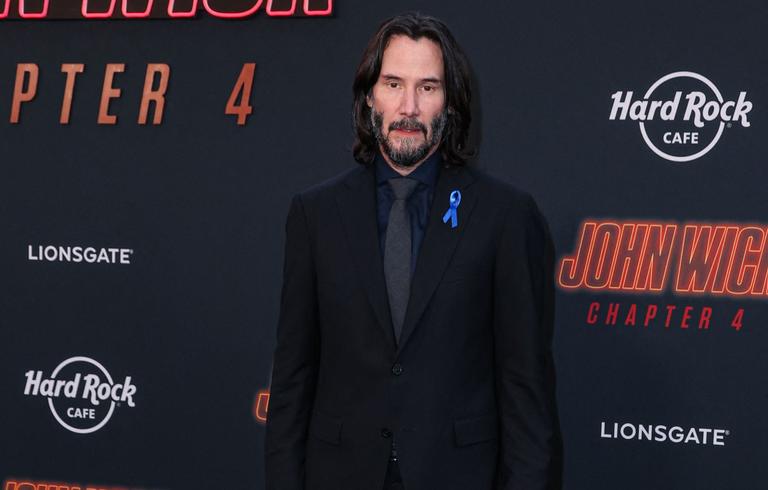 Keanu Reeves Shows Up At Fashion Award Show In L.A.