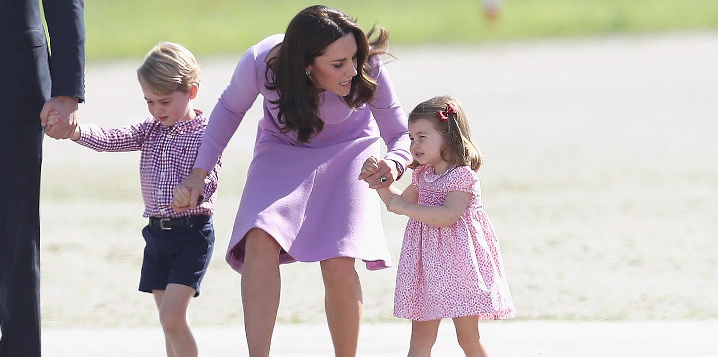Princess Charlotte Falls Down During Tantrum [Pics]