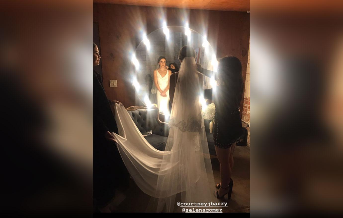 Selena Gomez Attends Best Friend Courtney Barry's Wedding