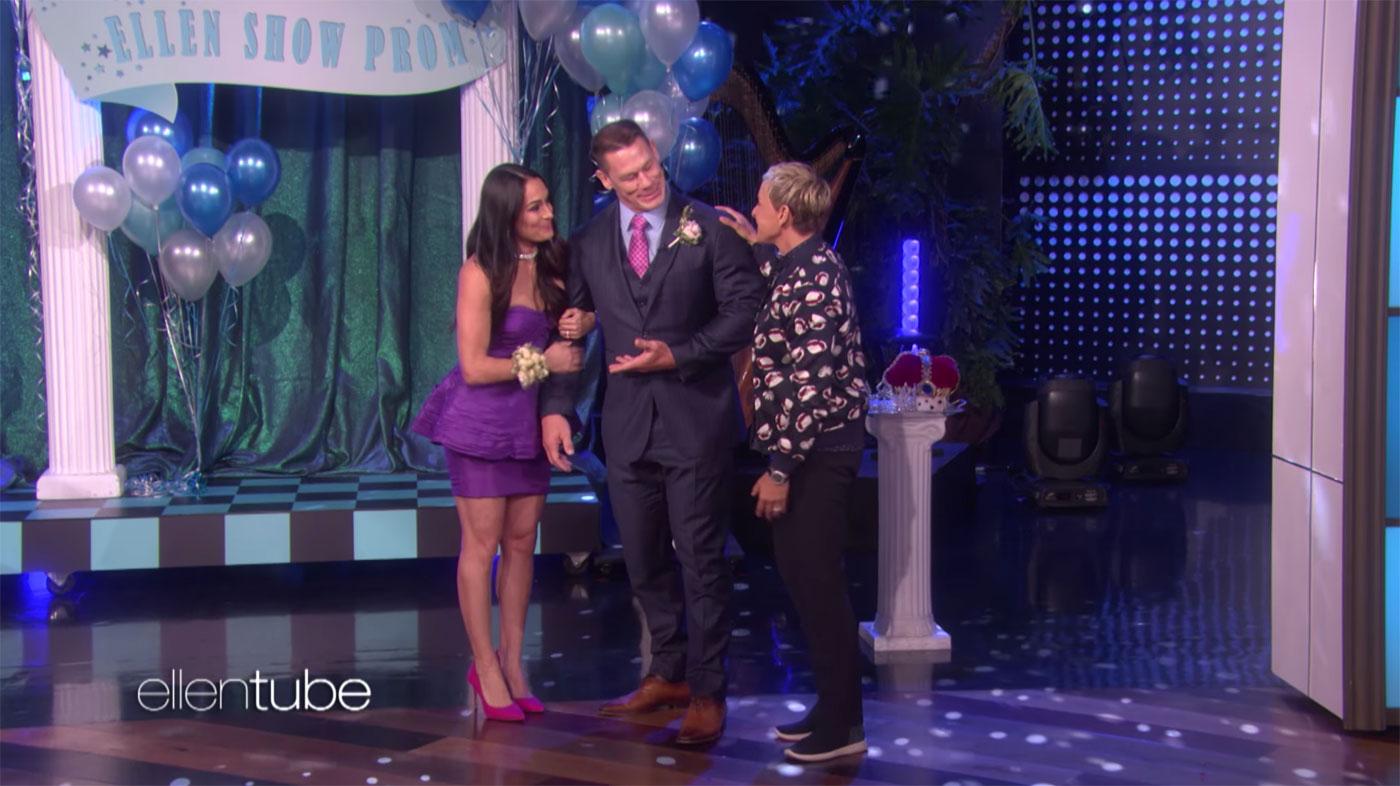 Nikki Bella And Ellen DeGeneres Throw John Cena The Prom Her Never Had
