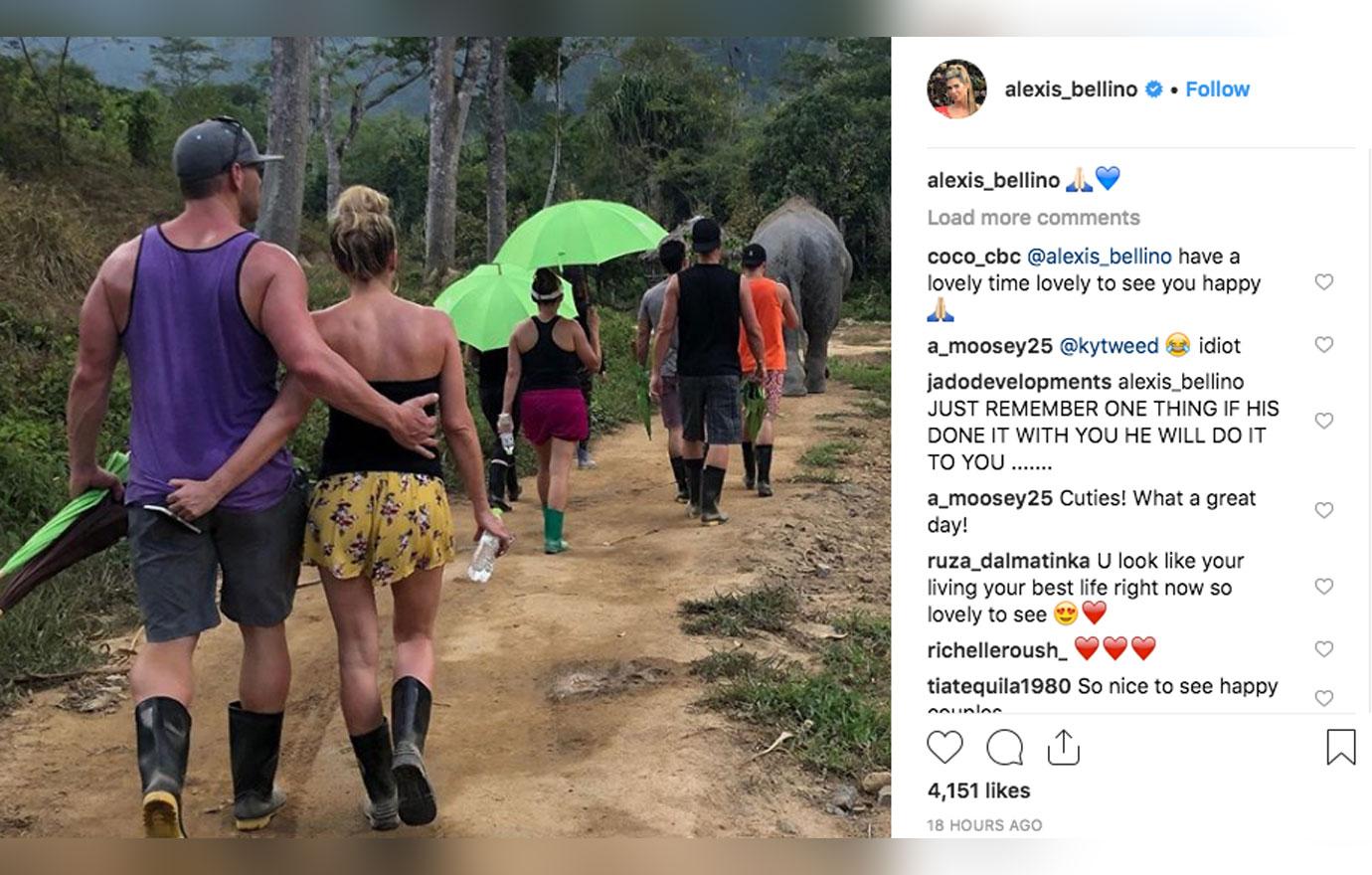 'RHOC': Alexis Bellino and Andy Bohn Pack on the PDA in Thailand