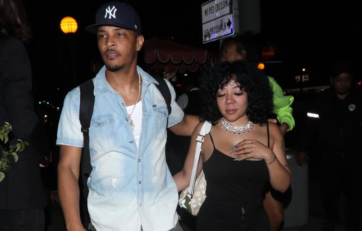 T.I. & His Son Get Into Screaming Match At Atlanta Falcons Game