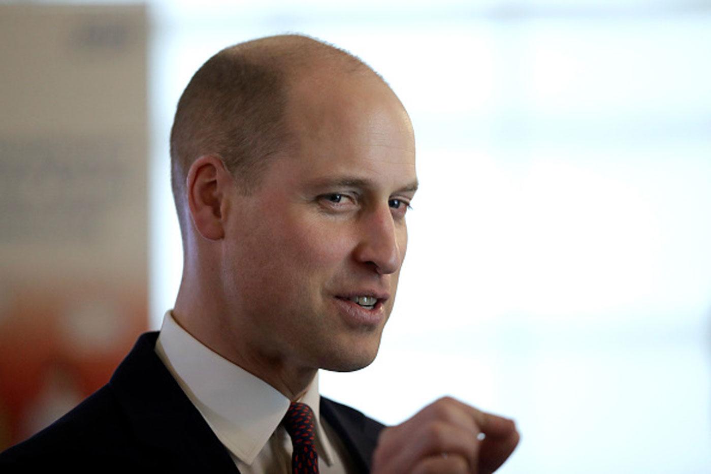 Balding Prince William Finally Shaves His Head