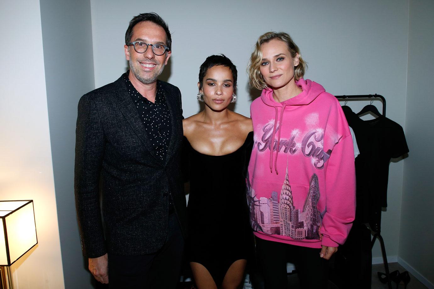 PICS Zoe Kravitz And Diane Kruger Smolder At YSL Party In Paris