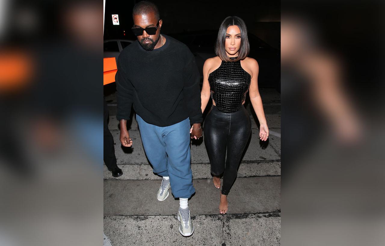Kanye West Hilariously Caught Checking Out Wife Kim Kardashians Butt