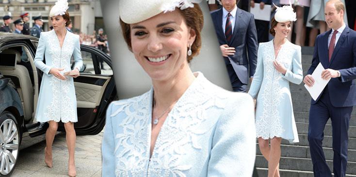 Kate Middleton Looks Shockingly Thin At Queens 90th Birthday!