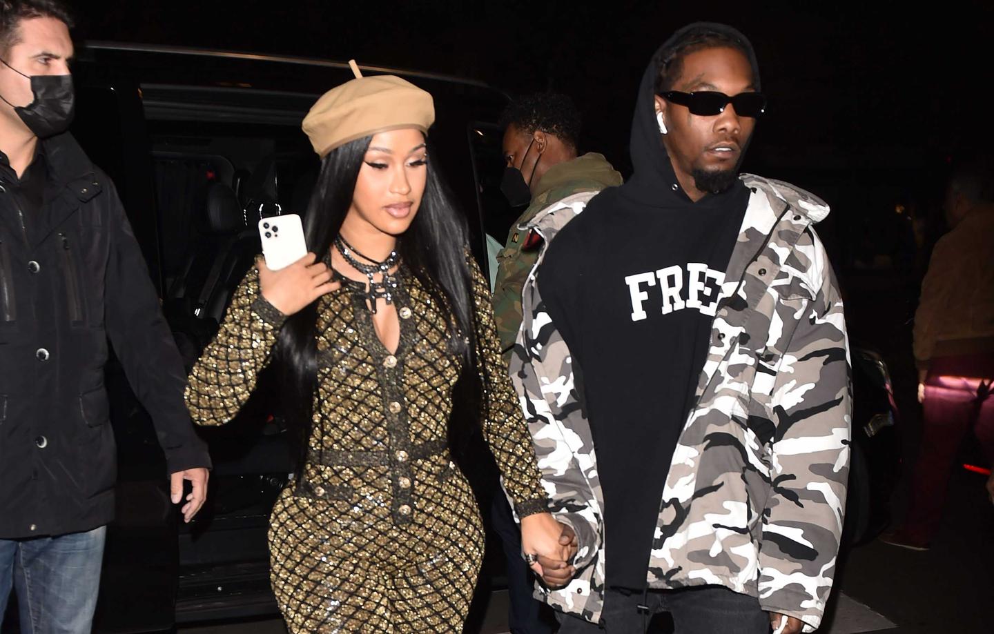 Cardi B Accompanies Offset For Art Basel Performance
