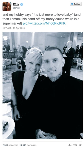 Pink Addresses Weight Gain Comments On Twitter And Keeps It Classy!