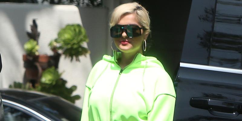Bebe Rexha Dresses In Head To Toe Neon