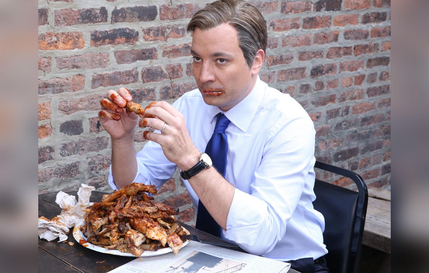 Celeb Spotted Eating While Out And About
