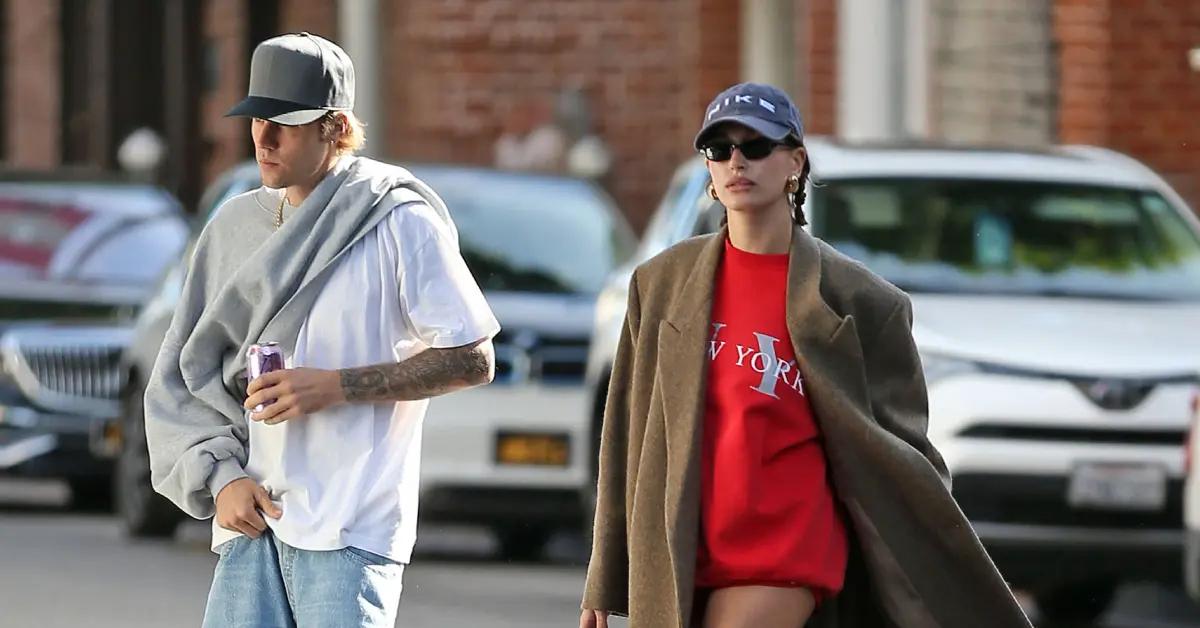 New Dad Justin Bieber Supports Wife Hailey At Rhode Pop-Up: Photo