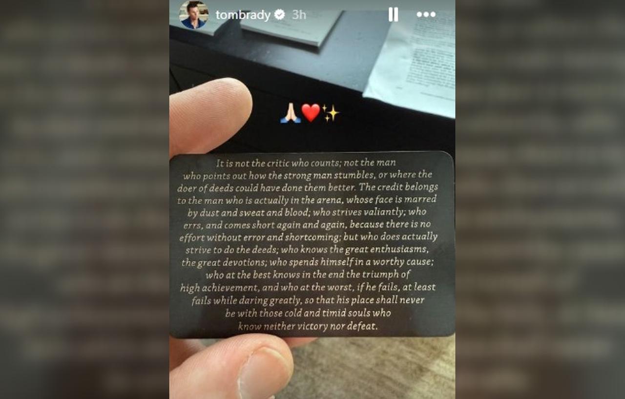 Tom Brady References 'Cold & Timid Souls' In Cryptic Quote