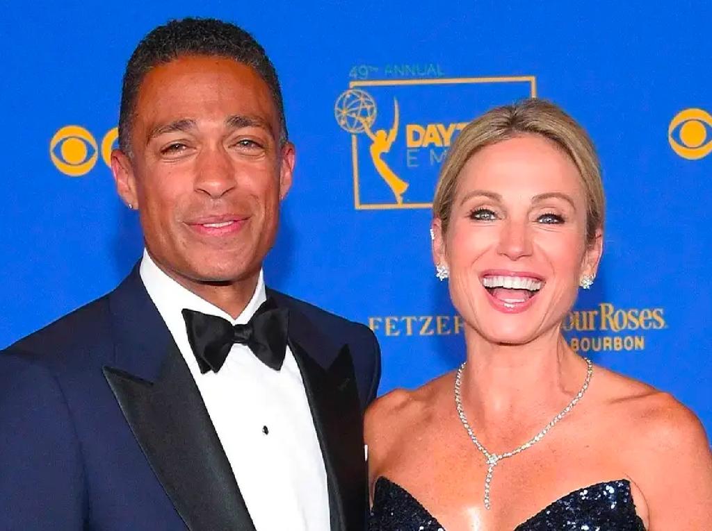 T.J. Holmes & Amy Robach Out At ABC After 'GMA' Stars' Affair