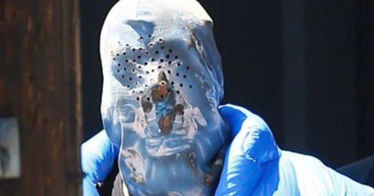 Kanye West Wears Silver Jesus Mask During Webcam Deposition Hearing