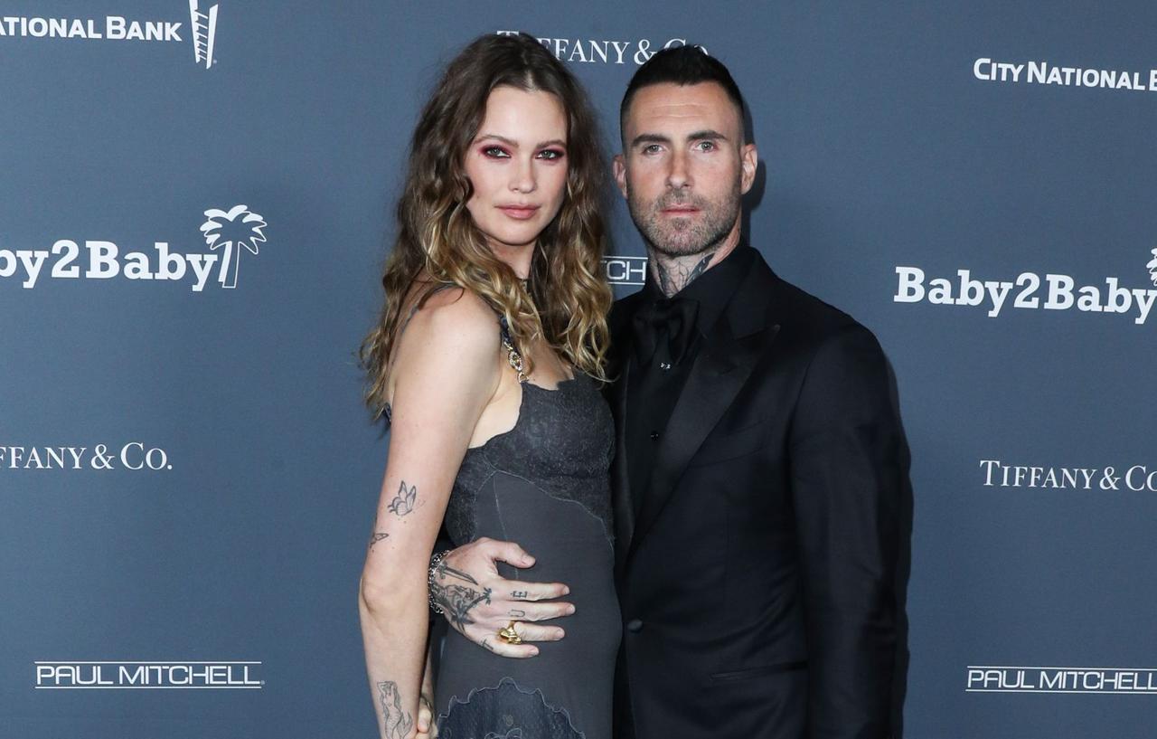Adam Levine Holds Hands With Daughter After His Sexting Scandal