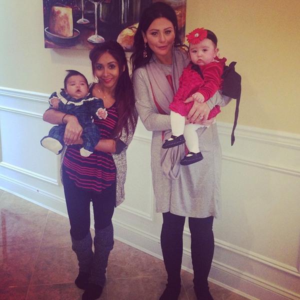 Aw! Snooki & JWoww Share The Cutest Pics Of Their Daughters' First ...