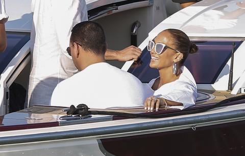Jennifer Lopez Dazzles At Magic Johnson's 60th Birthday Celebration