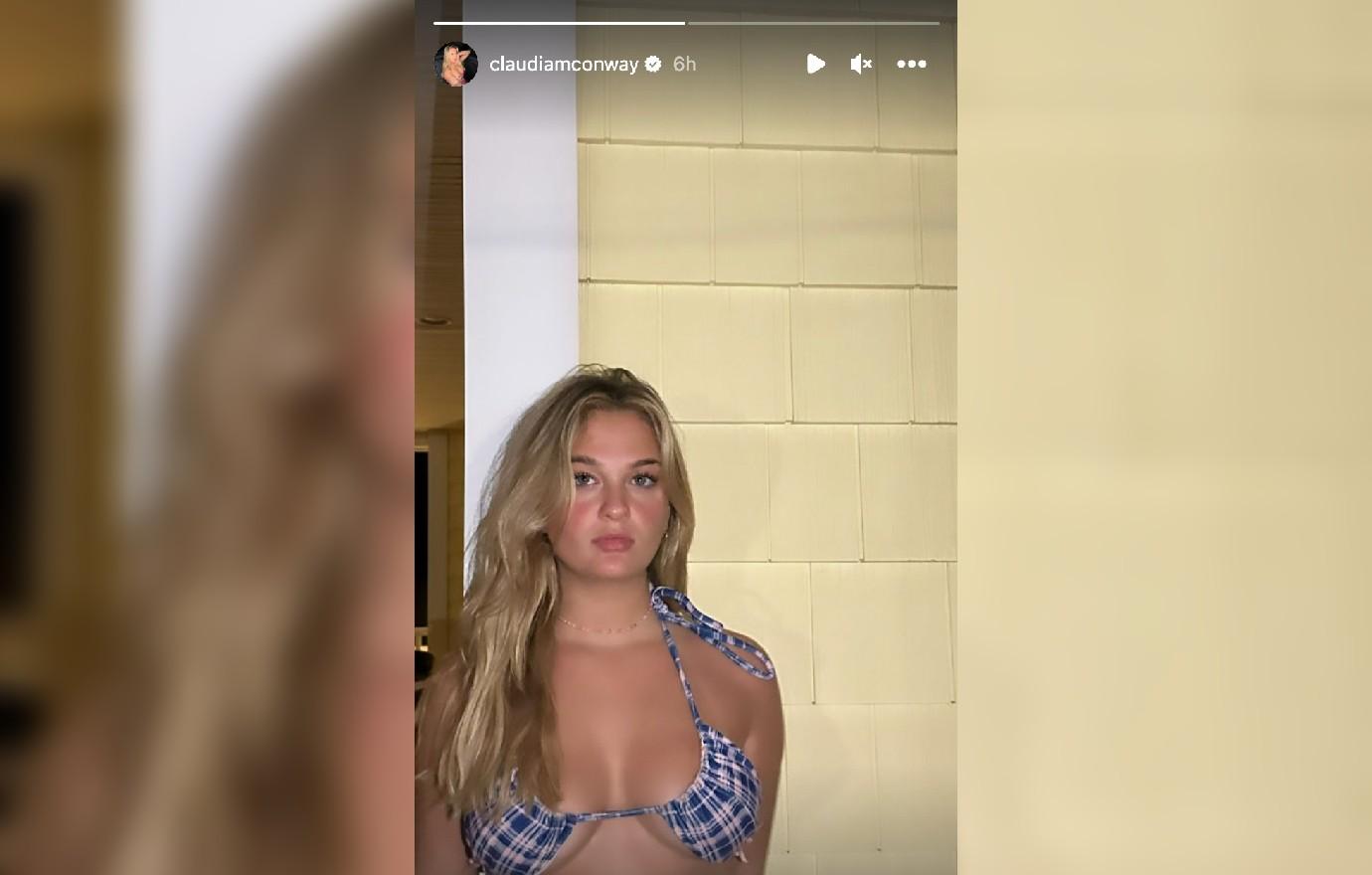 Claudia Conway Shares Sexy Photos After Saying She's 'Proud' Of Parents