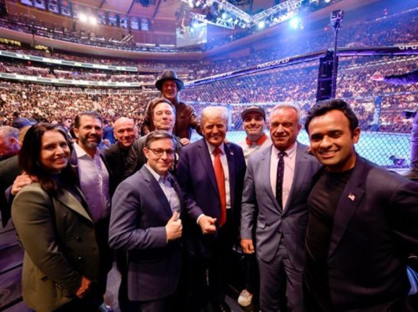 Where's J.D. Vance? Donald Trump Mocked Over Elon Musk/UFC Fight Outing