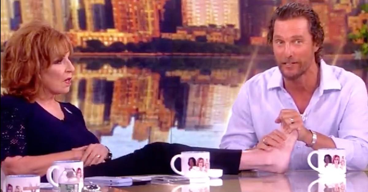 'The View': Matthew McConaughey Deflects Joy Behar's Anti-Gun Question
