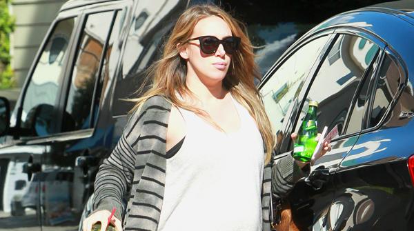 Pregnant Haylie Duff Shows Off Cute Baby Bump While Out In LA