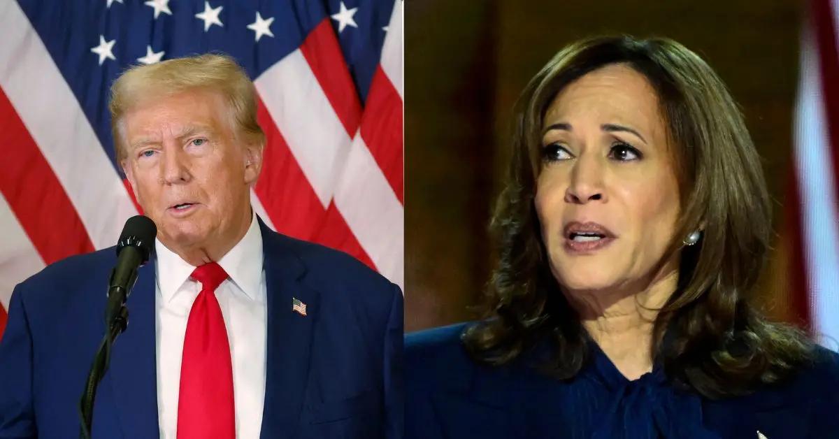 Donald Trump & Kamala Harris Awkwardly Shake Hands At Debate