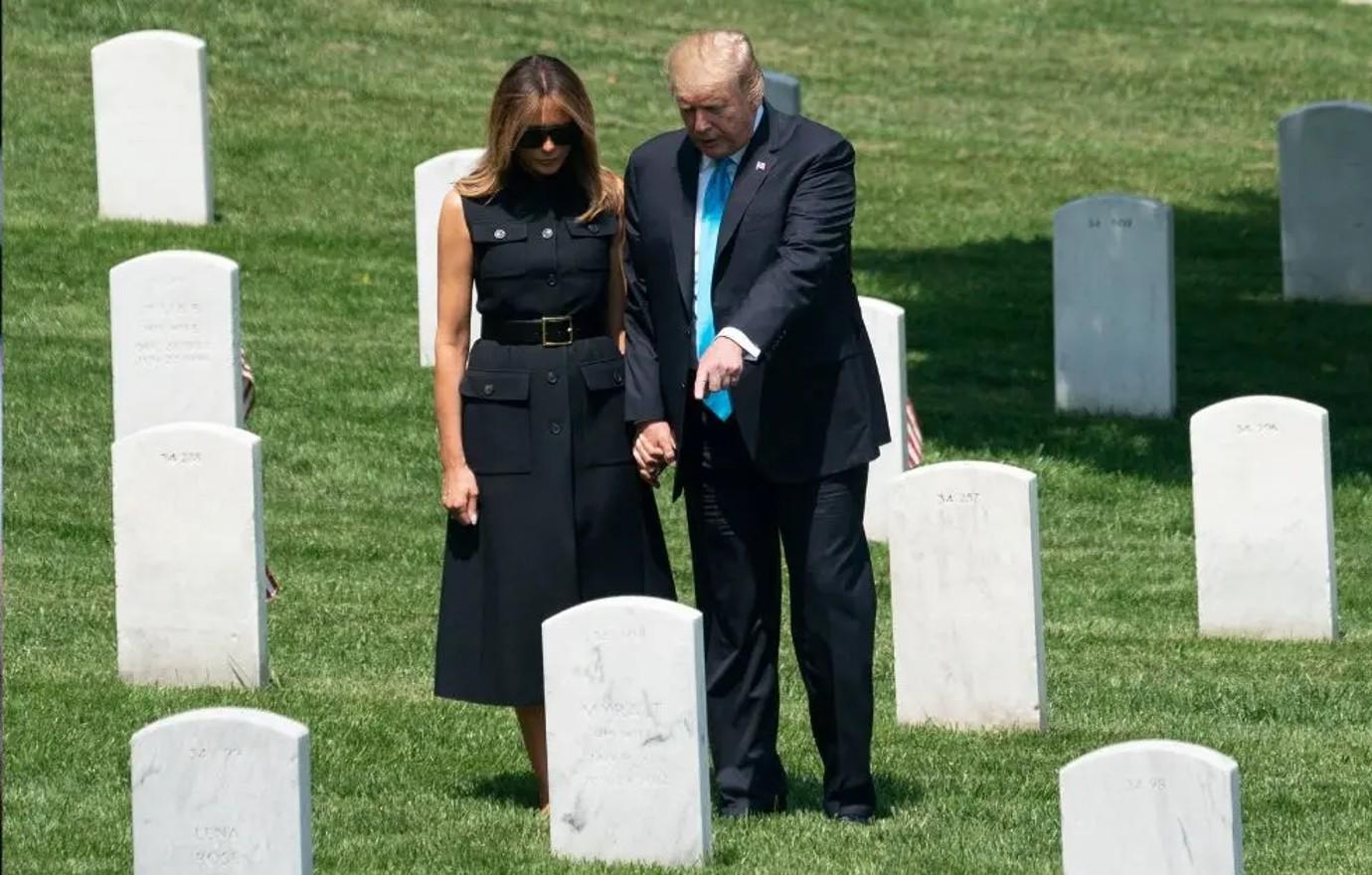 Donald Trump Suggests Arlington National Cemetery Photo-Op Was A Set-Up