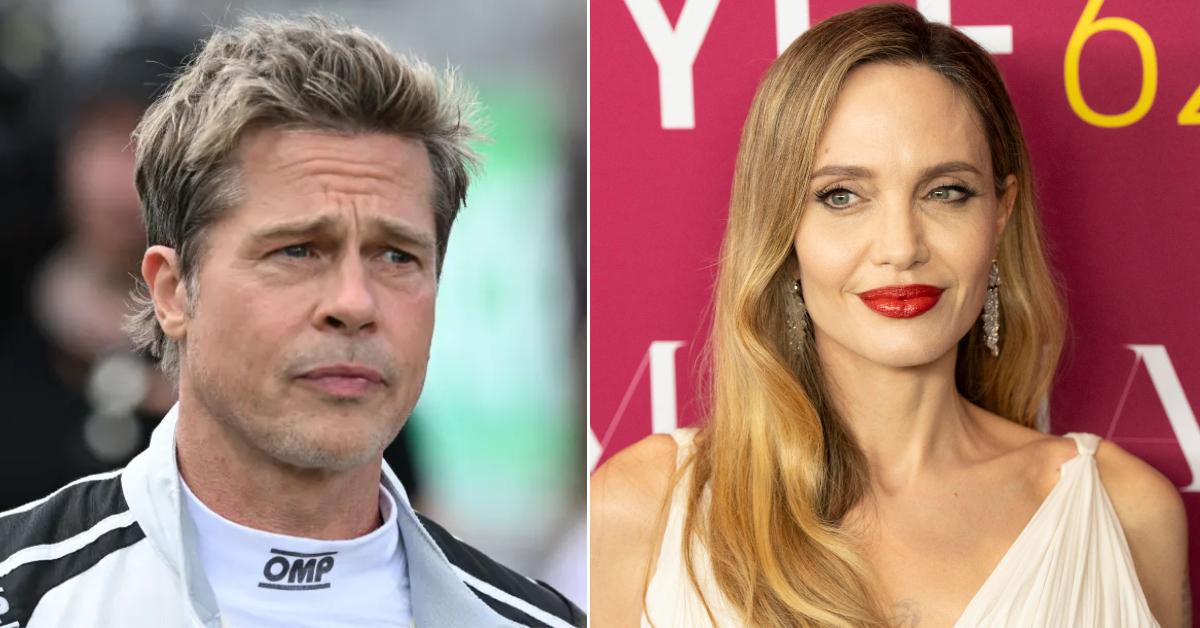 Angelina Jolie Signs Movie Poster Featuring Ex Brad Pitt's Face