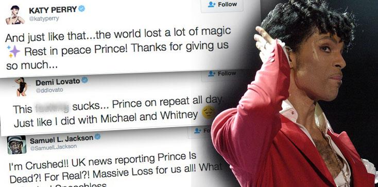 Shocking Death! Celebrity Tributes Pour In For The Late Prince