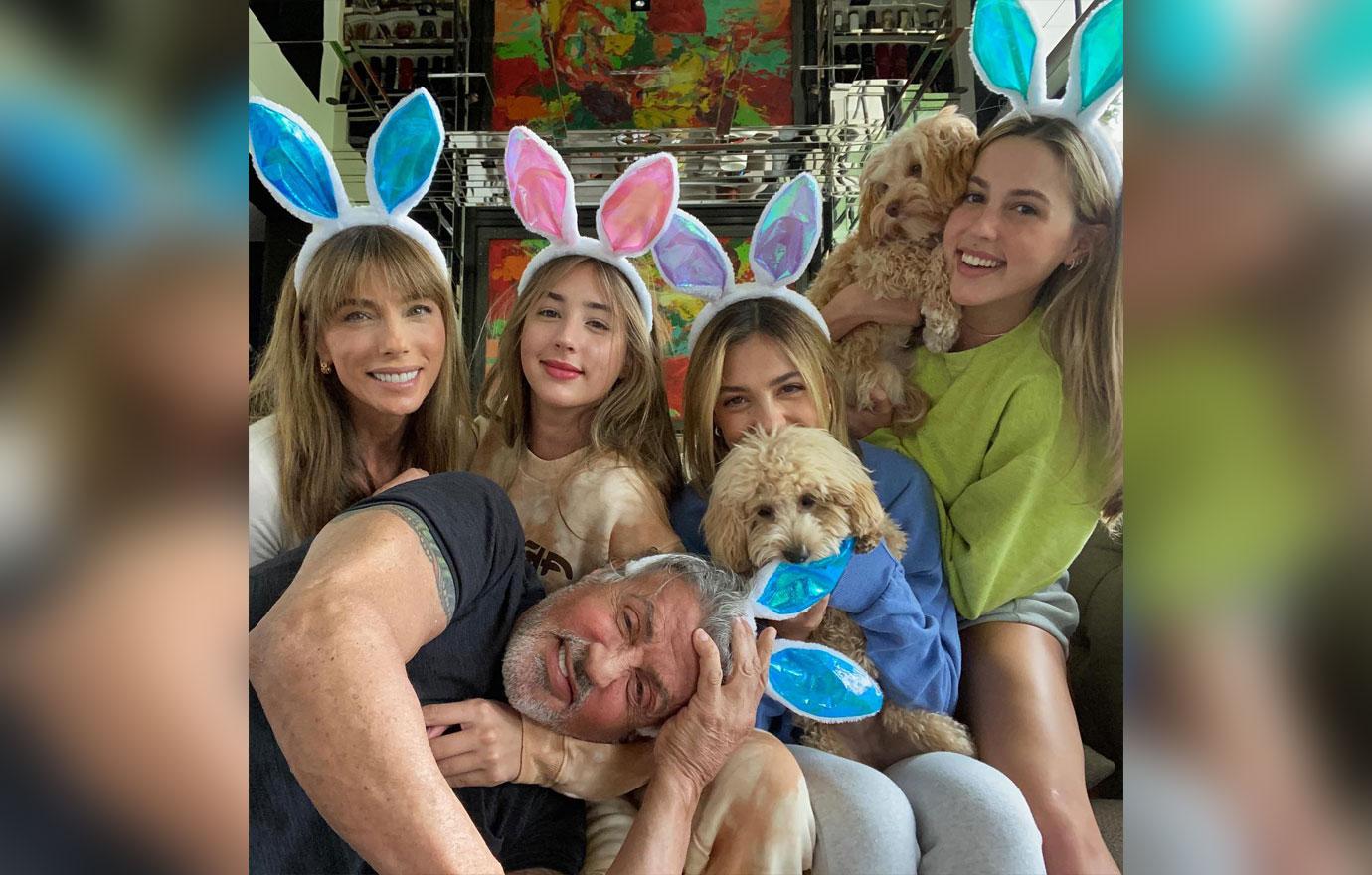 Sylvester Stallone & Jennifer Flavin's Daughters Helped Reconciliation
