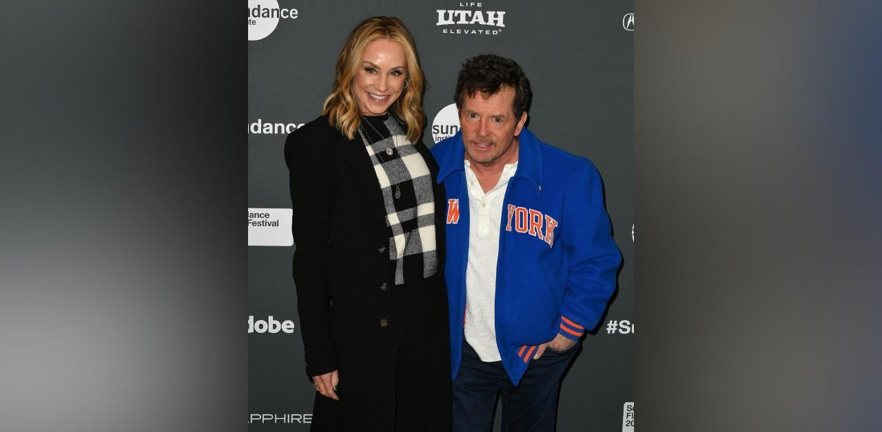 Michael J. Fox & Wife Tracy Pollan Sit Courtside At NY Knicks Game