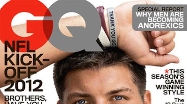 Tim Tebow is Topless for 'GQ' and Talks Giving His "Heart and Soul" to ...