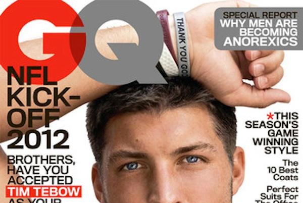 Tim Tebow is Topless for 'GQ' and Talks Giving His "Heart and Soul" to ...
