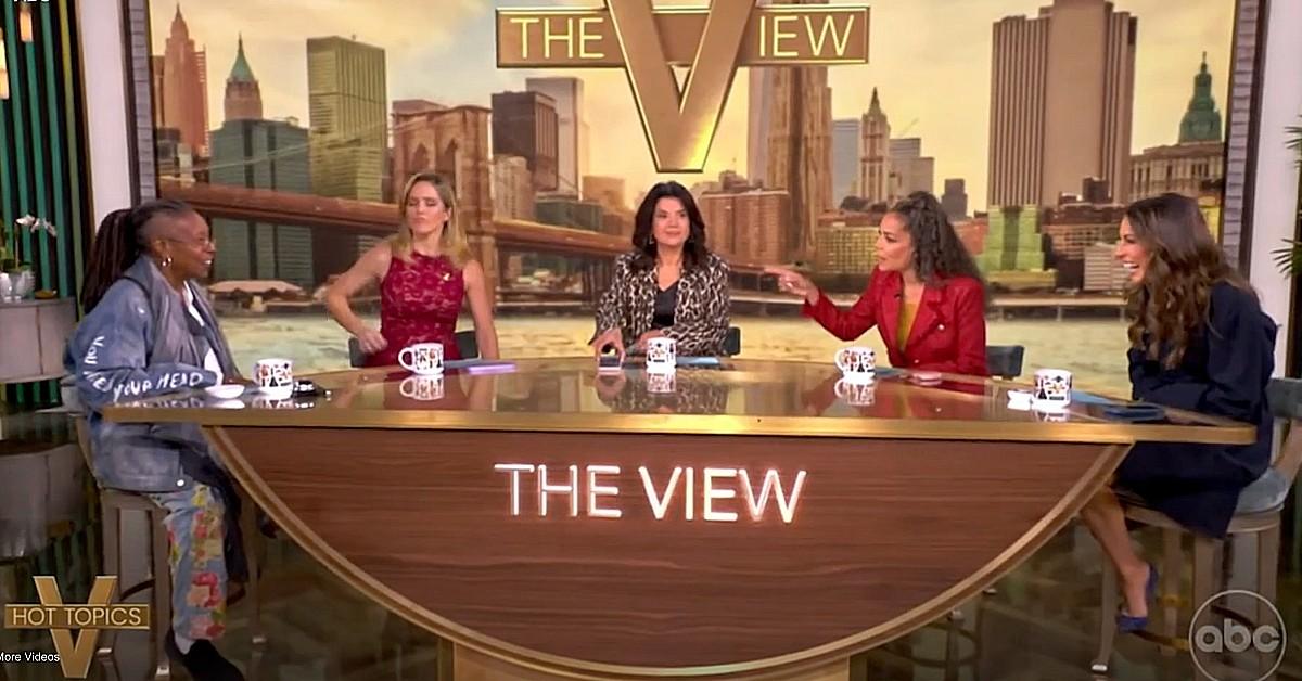 Whoopi Goldberg Trips While Walking Out To 'The View' Stage