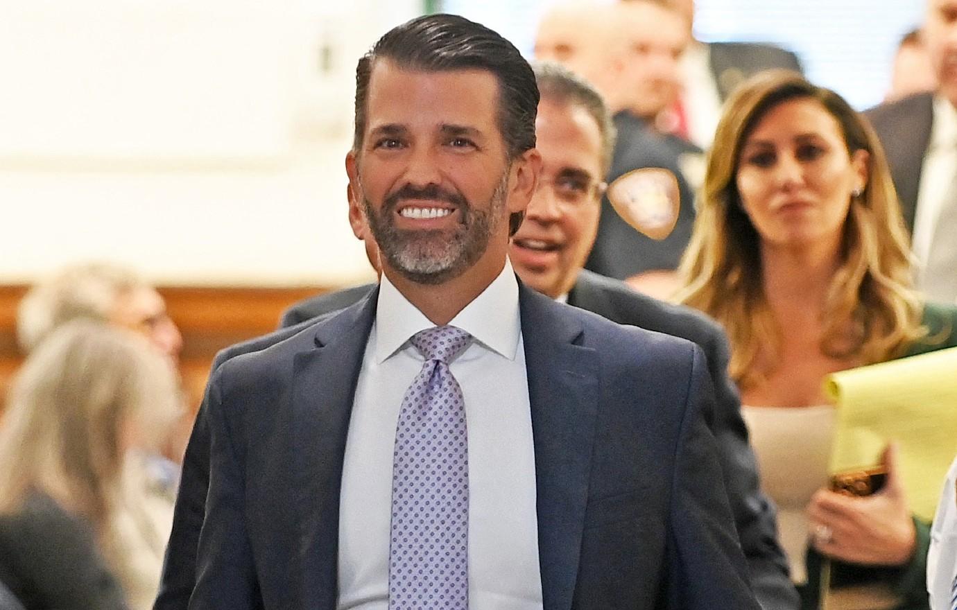 Donald Trump Jr. Mocked For 'Frat Boy' Antics At Party