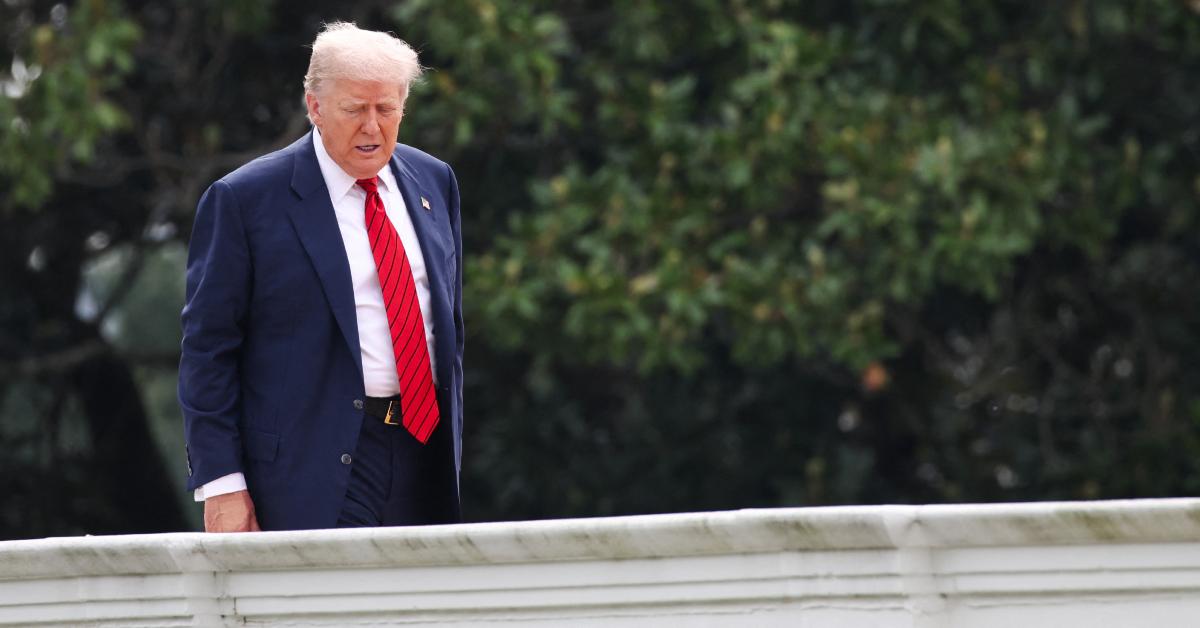 Donald Trump Sparks Concerns After Walking Across White House Roof