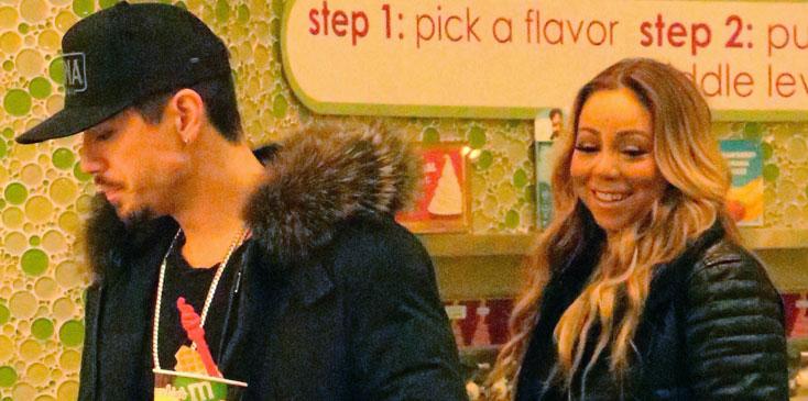 Mariah Carey And Bryan Tanaka Enjoy A Fro-Yo Pit Stop With Her Twins
