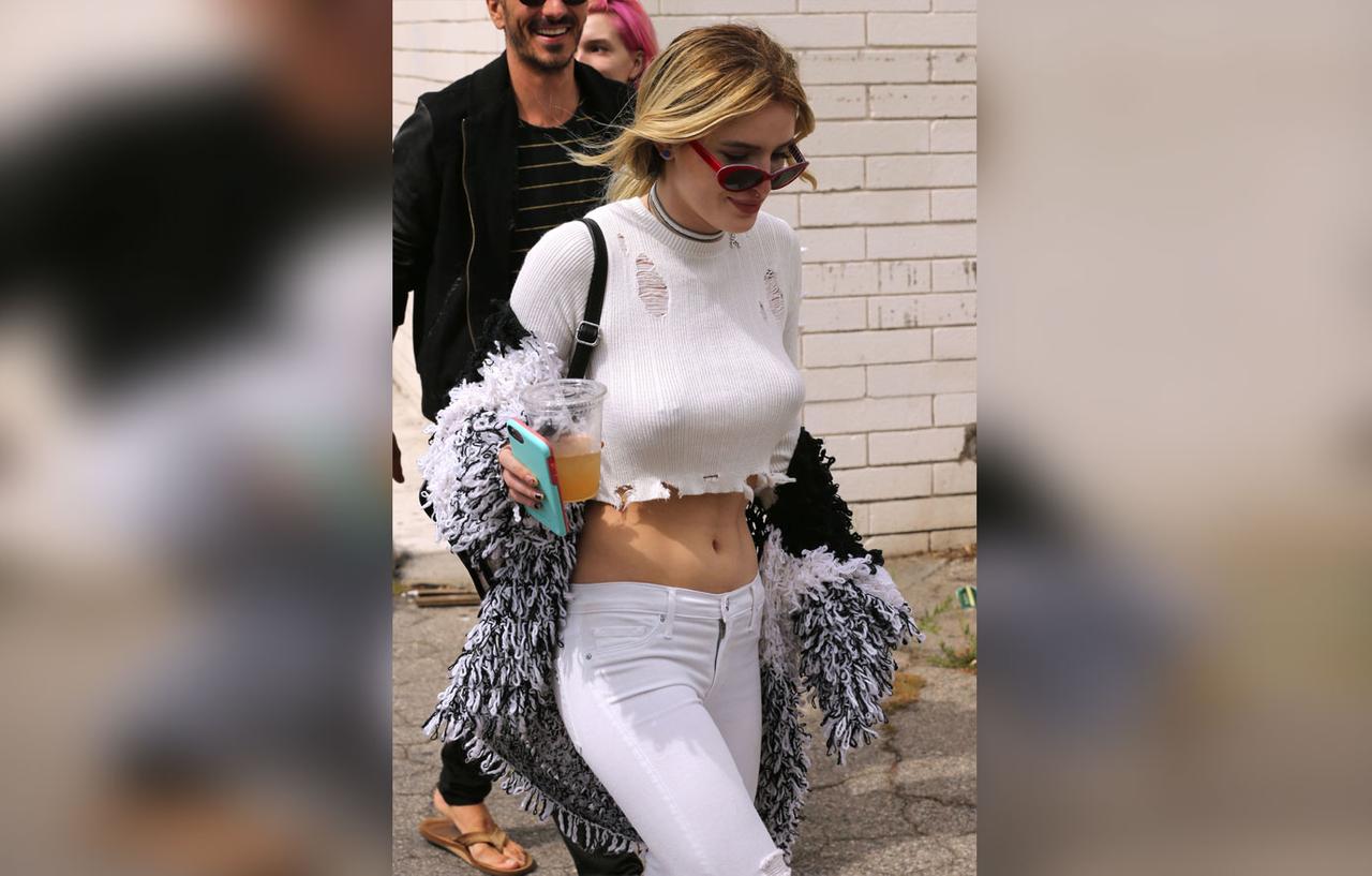 [pics] Free The Nipple Bella Thorne Proves She Isnt About That Bra Life