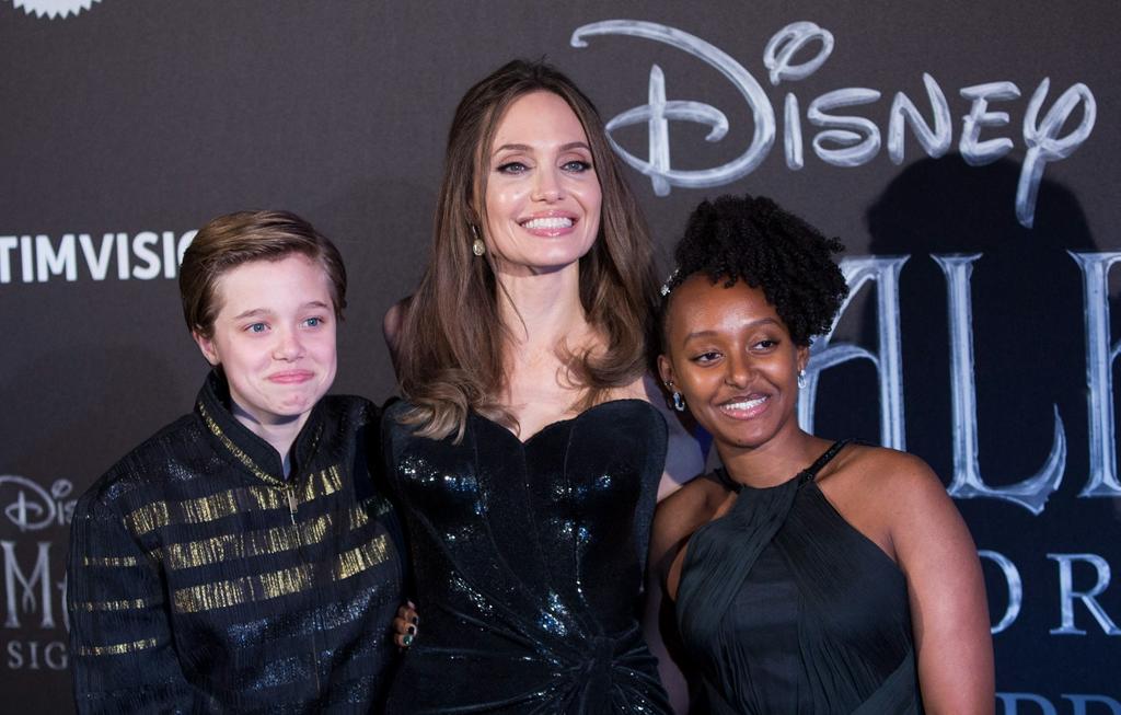 Shiloh Jolie-Pitt Shows Off Shaved Head In NYC With Mom Angelina Jolie