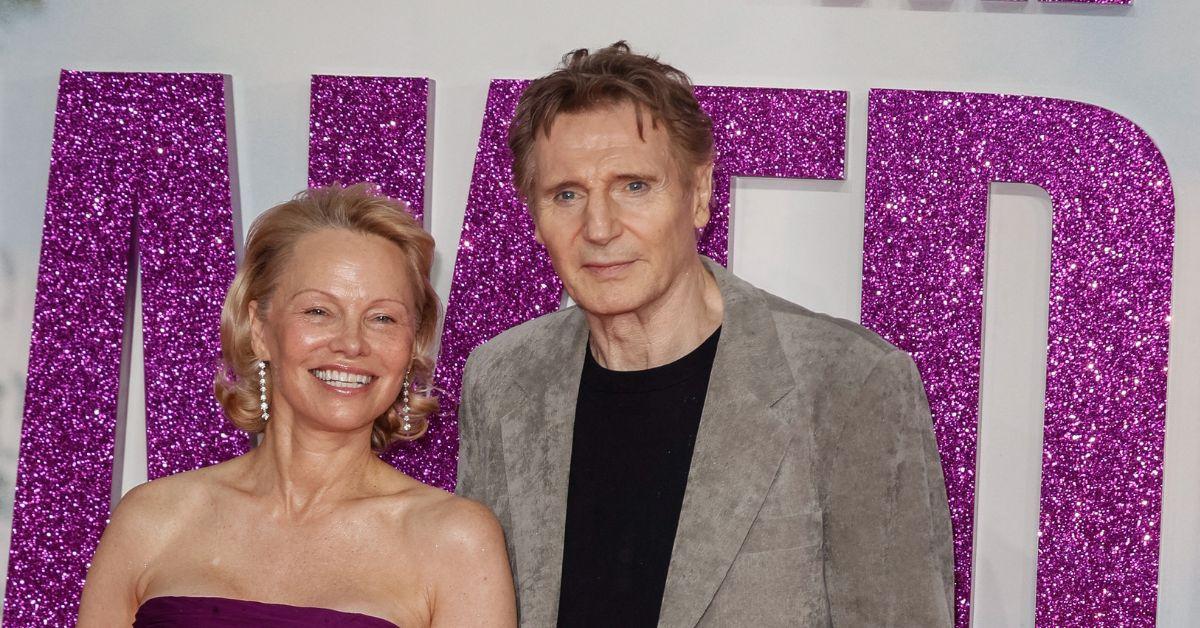 Pamela Anderson, Liam Neeson Hold Hands After Relationship Confirmation