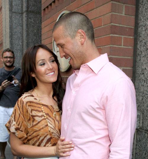 Bachelorette Ashley Hebert Shows Off Her Man J.P Rosenbaum in NYC!