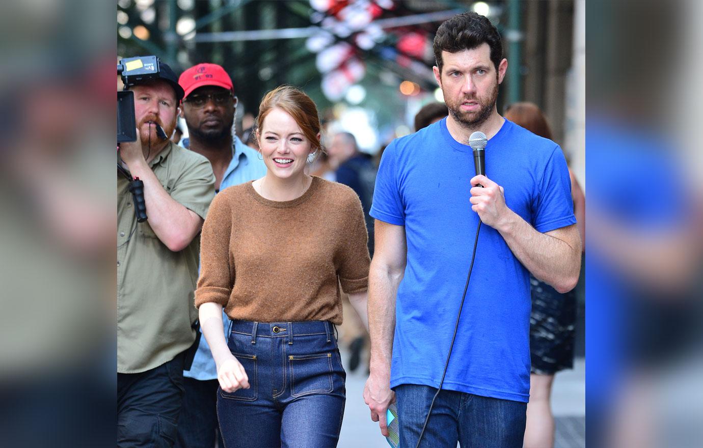 Emma Stone Can’t Stop Laughing While Filming ‘Billy On The Street’