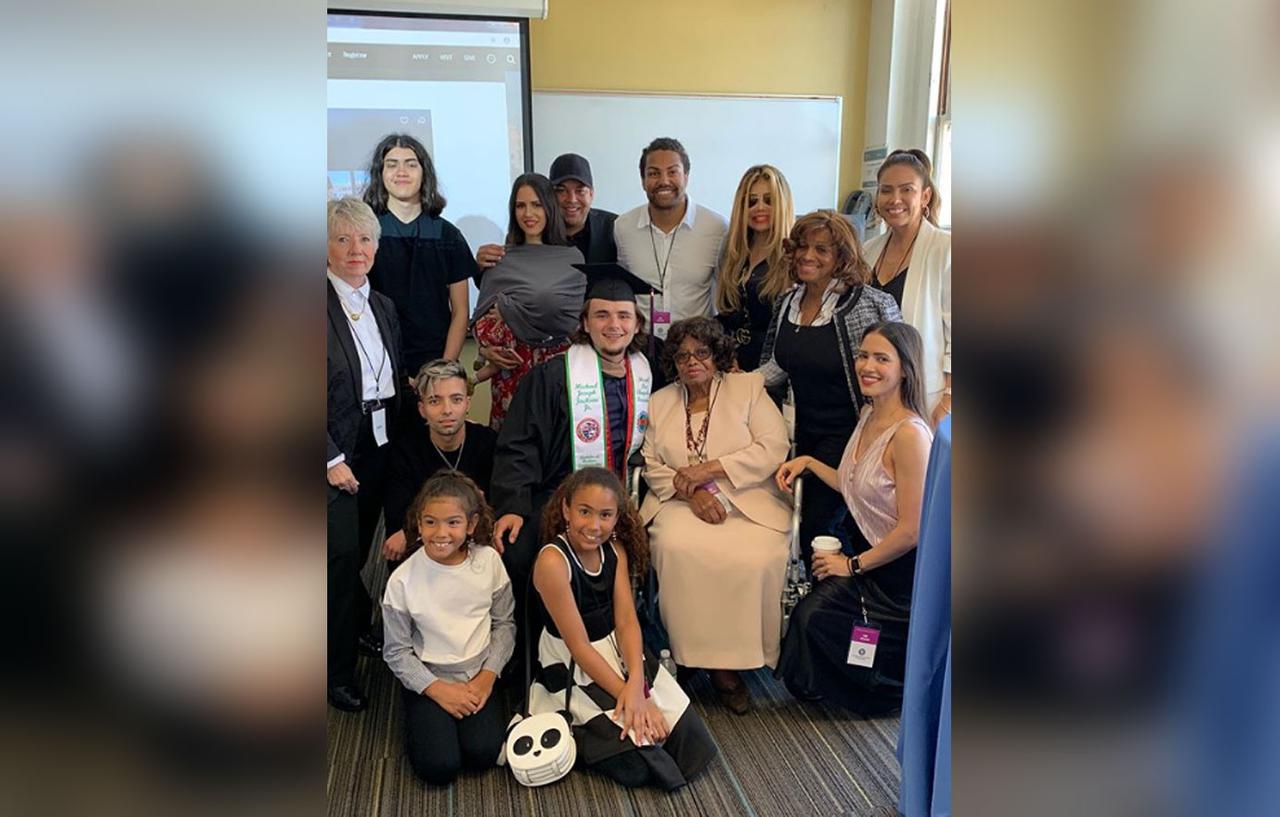 Michael Jackson’s Son Blanket Attends Brother Prince’s College Grad