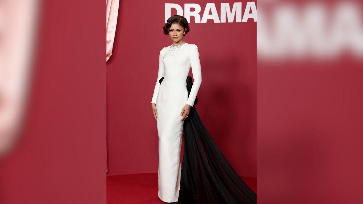 Zendaya's 'Bridal Dressing' Era Goes Viral At 'The Drama' In Paris
