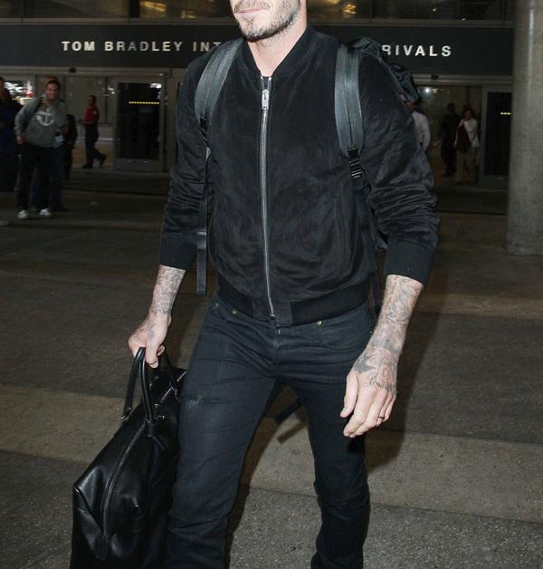 Hottie David Beckham Walks Through LAX, Makes Women Swoon Worldwide