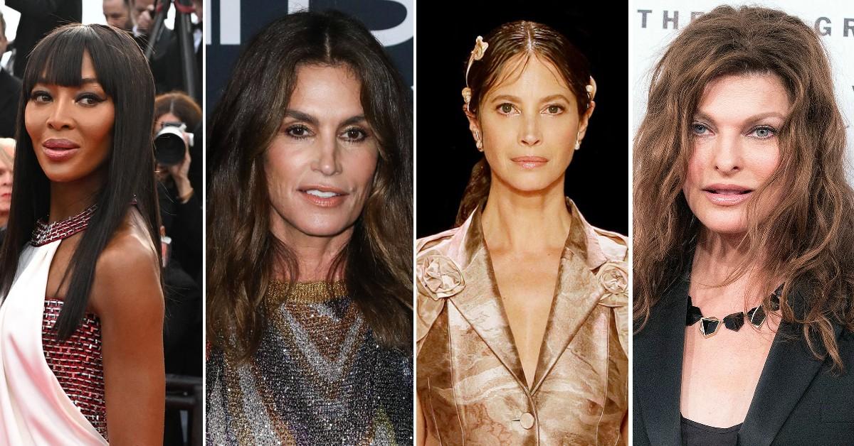 Cindy Crawford, Naomi Campbell & More Models Of The '90s: Photos