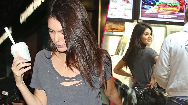 Models Eat! Kendall Jenner Indulges In Fast Food While Out With A Male Pal!
