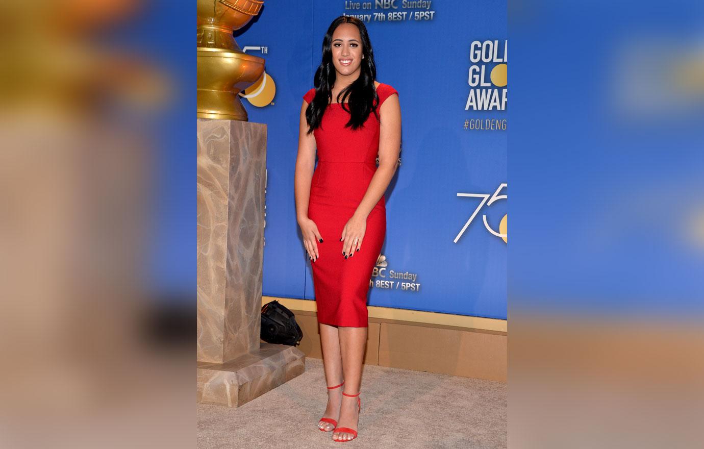 Simone Johnson Stuns At Monday's Golden Globes Announcement